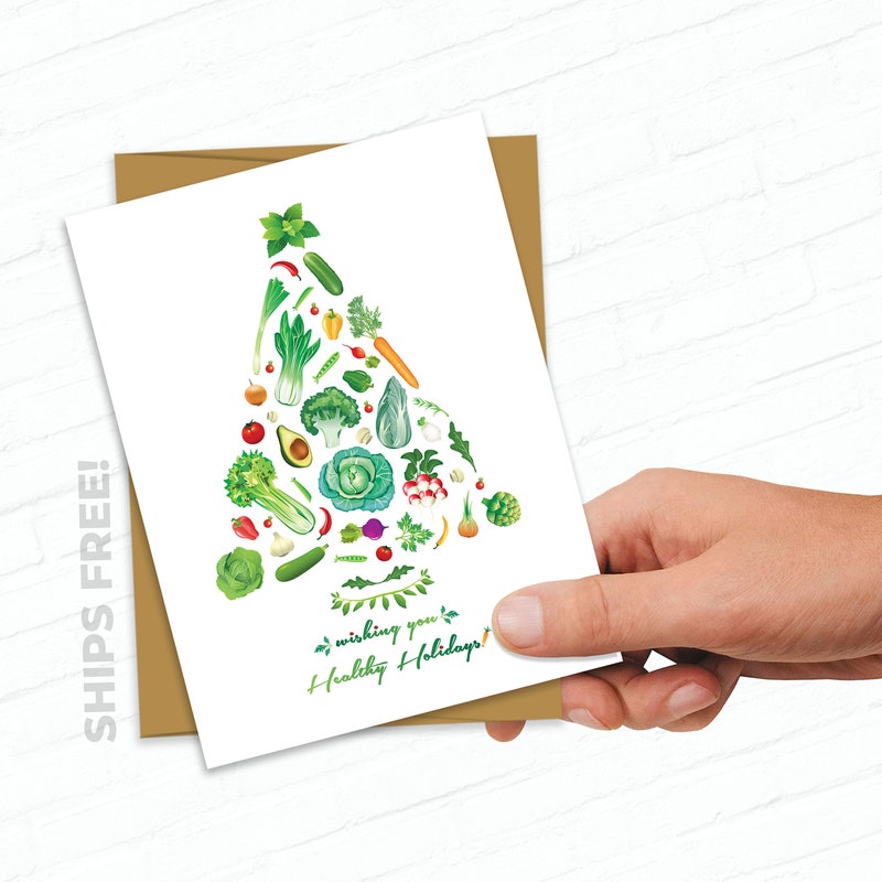 Vegetable Cards - Etsy