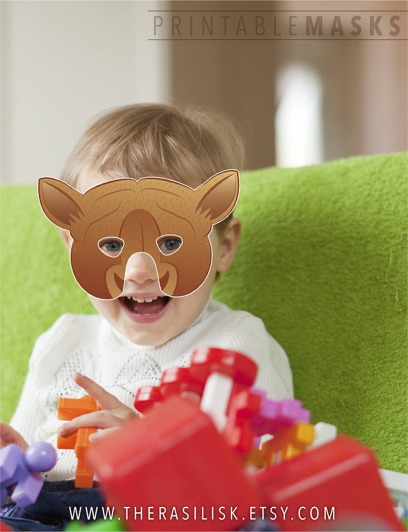 Nativity Scene Costume Set of 10 Printable Masks - Pretend Play Living ...