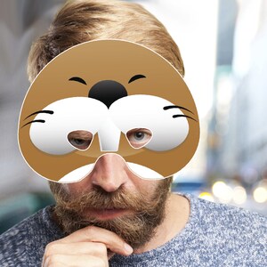 Mole Mask Party Halloween Costume, Photo Booth Prop, Mole Printable ...