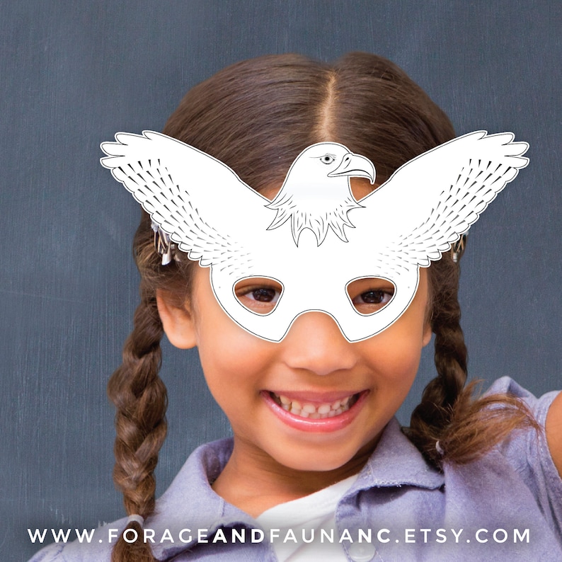 Coloring Fun Bald Eagle Mask Activity Eagle Mask Bird Mask - Etsy Coloring Fun Bald Eagle Mask Activity Eagle Mask Bird Mask - Etsy