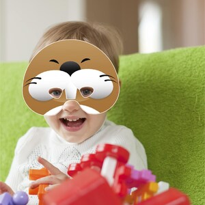 Mole Mask Party Halloween Costume, Photo Booth Prop, Mole Printable ...