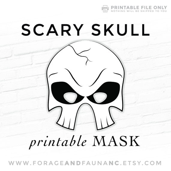 Skeleton Mask Template