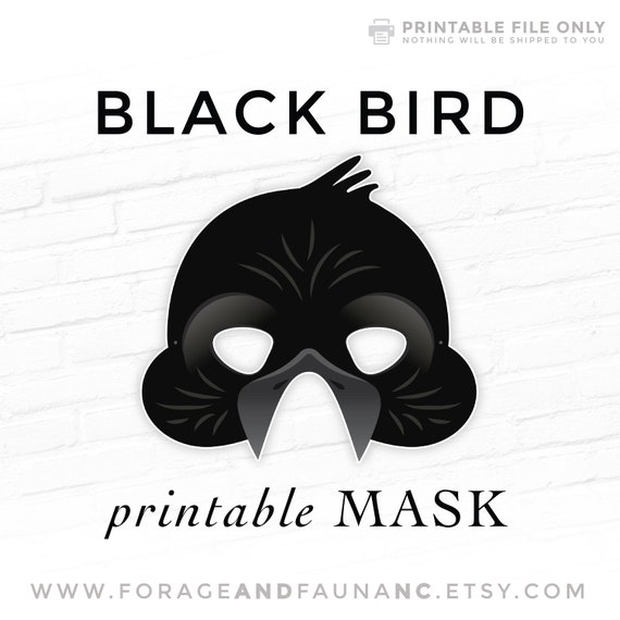 Printable Crow Mask ABOOFAN Eagle Party 3pcs Eagle Mask Bird Cosplay