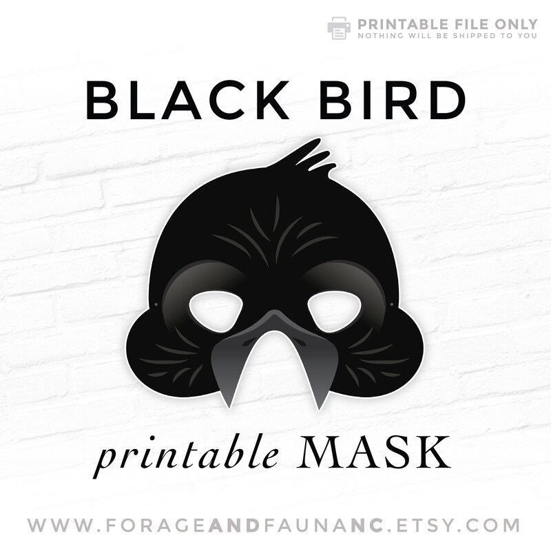 Raven Printable - Etsy