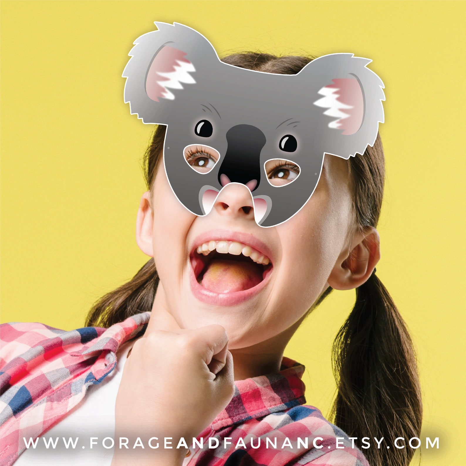 Koala Printable Australia Animal Mask Koala Bear Cute Masks - Etsy Canada