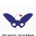 Patriotic 4th of July Red White & Blue Bald Eagle Mask Printable ...