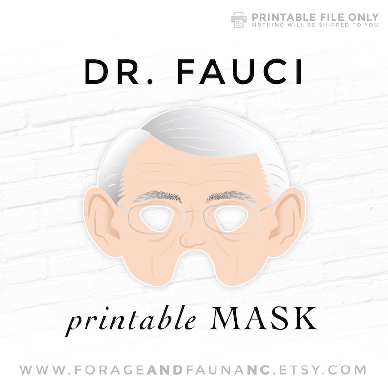 Dr Fauci Costume Doctor Anthony Fauci NIH CDC Scientist Old Man With ...