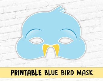 Printable bird mask | Etsy