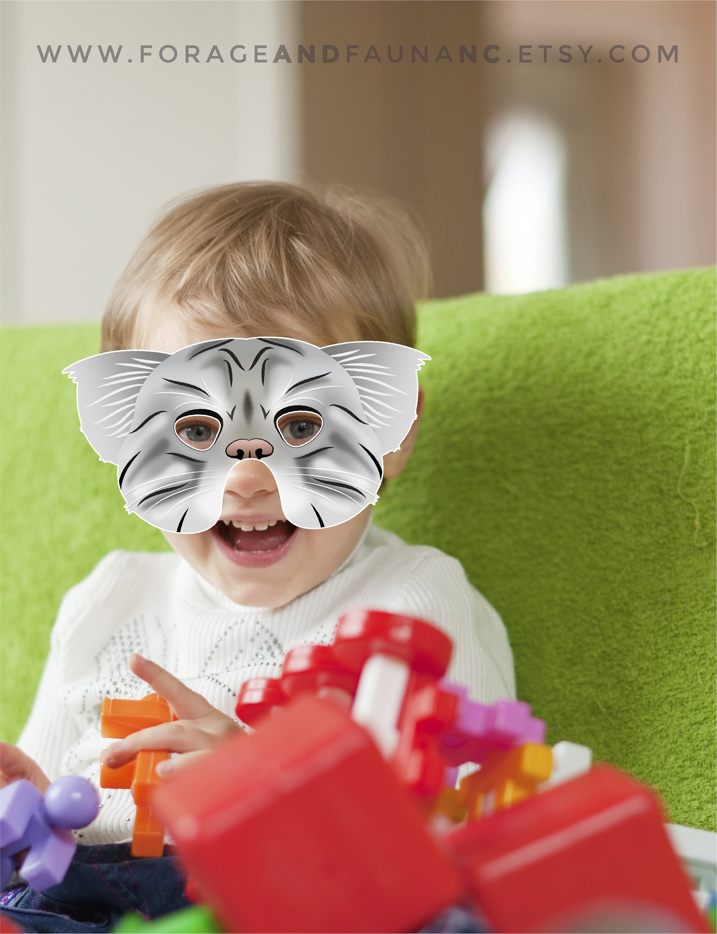 Printable Pallas's Cat Mask Wild Cat Mask Manul Cat Mask - Etsy