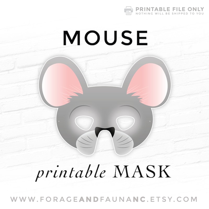 Mouse Mask - Etsy