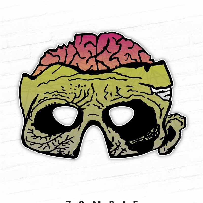 The Walking Dead Zombie Mask - Etsy