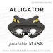 Anteater Aardvark Printable Animal Mask Halloween Birthday Photo Booth ...