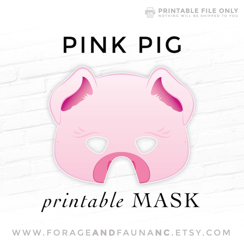 Pig Party Prop - Etsy