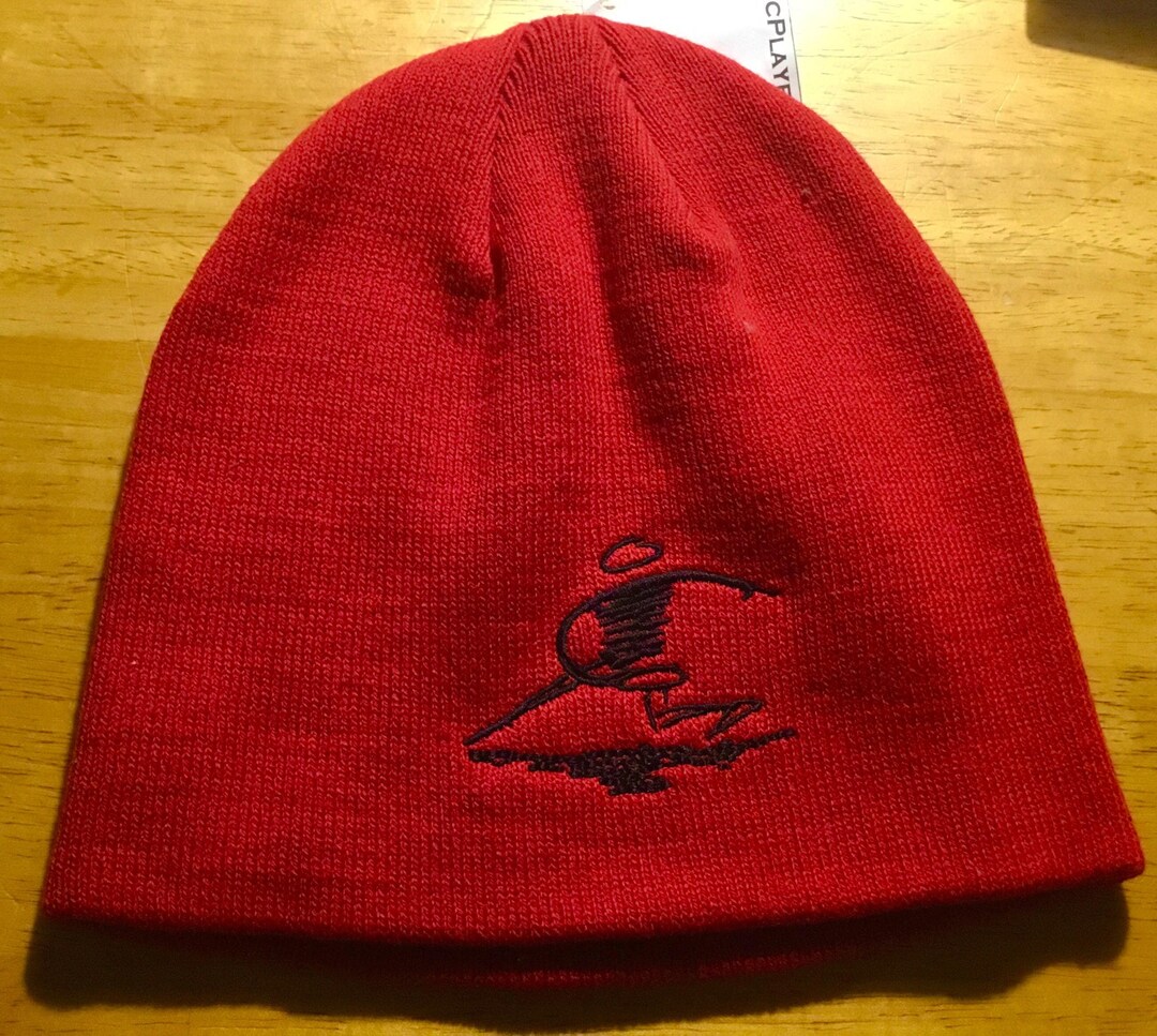 Beanie Hat Disc Golf Red - Etsy