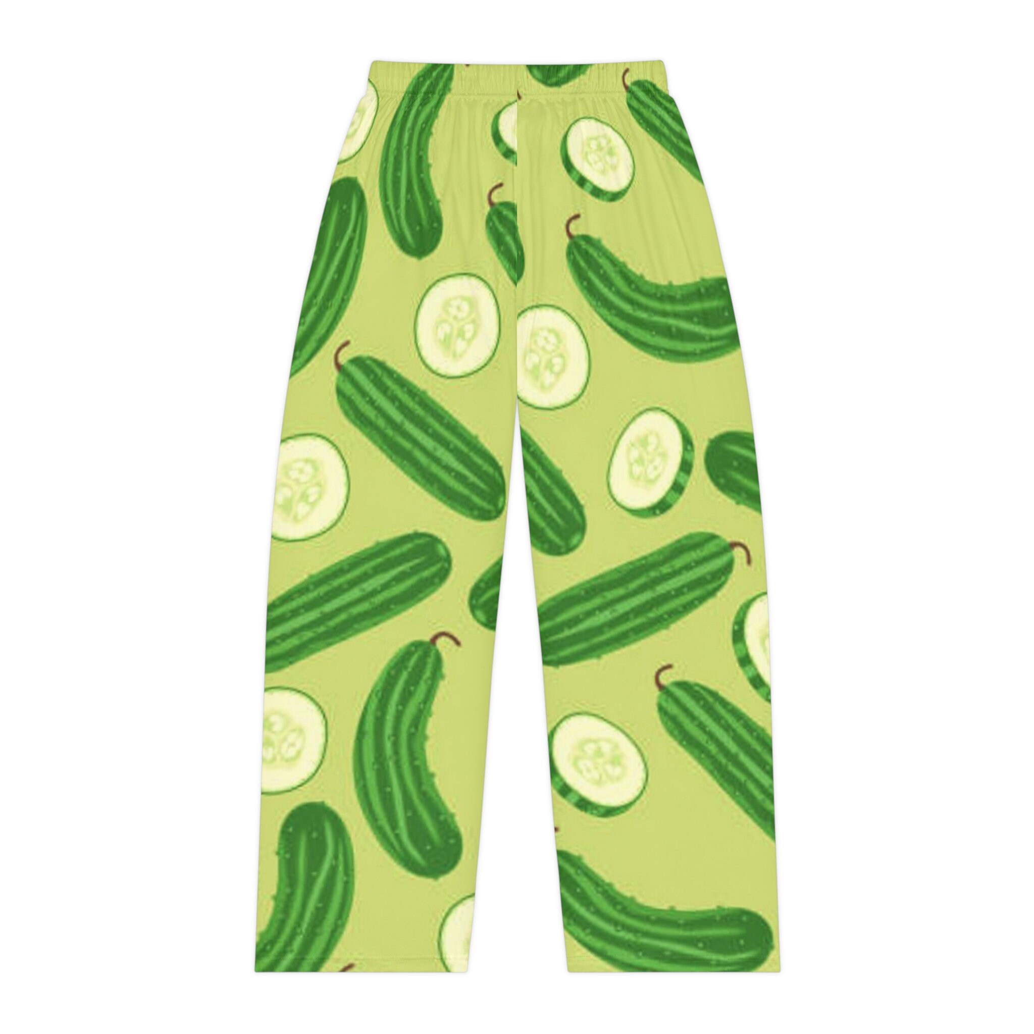 Ladies Funny Pickles Pajama Pants, Pickle Print Pj Pants, Novelty Pj ...
