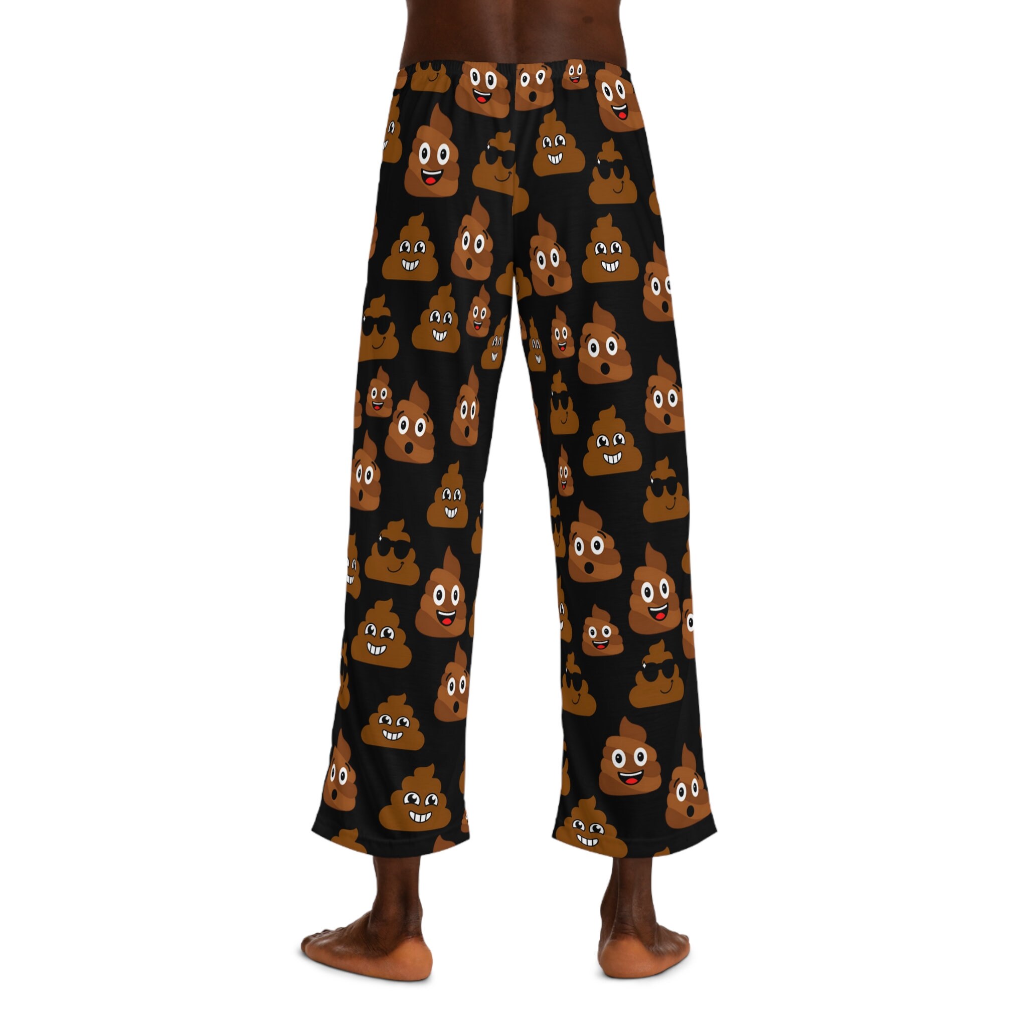 Men's Funny Poop Emoji Pajama Pants Gag Gift Pj Bottoms - Etsy