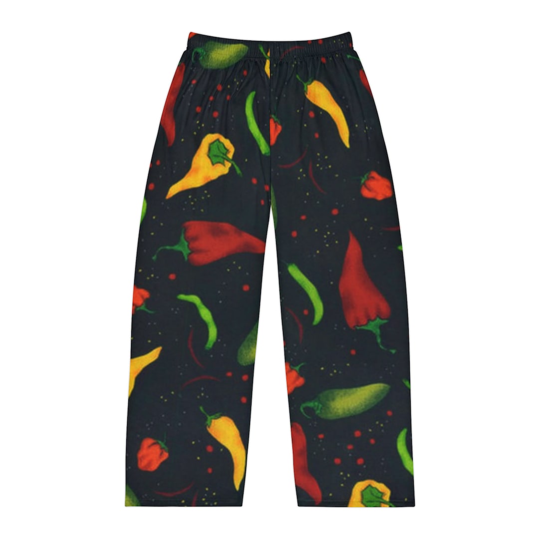 Men's Pajama Pants Chili Peppers Hot Peppers Pj Pants - Etsy