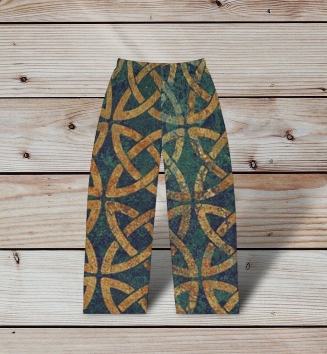 Men's Pajama Pants Celtic Themed, Celtic Print Pj Pants, Novelty Lounge ...