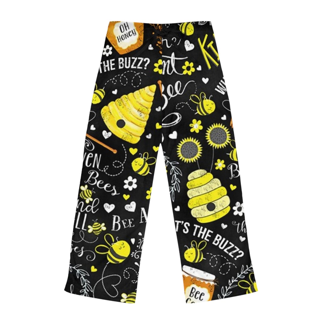 Women's Pajama Pants Bee and Honey Bee Keeper Pjs Ladies - Etsy