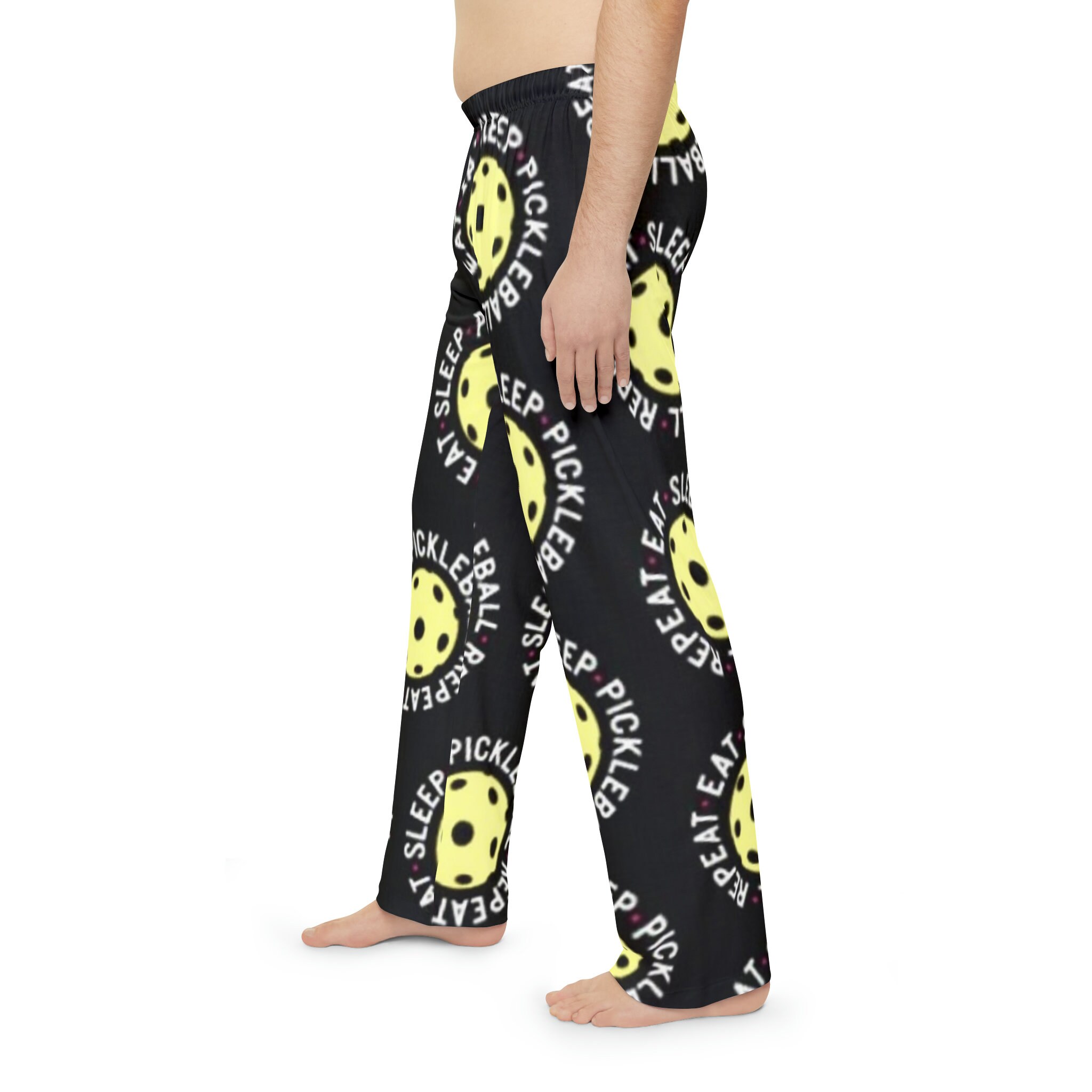 Men's Pajama Pants Pickleball Themed Pickleball Pj Pants - Etsy