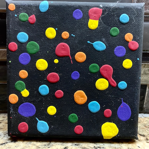 Polka Dot Painting - Etsy