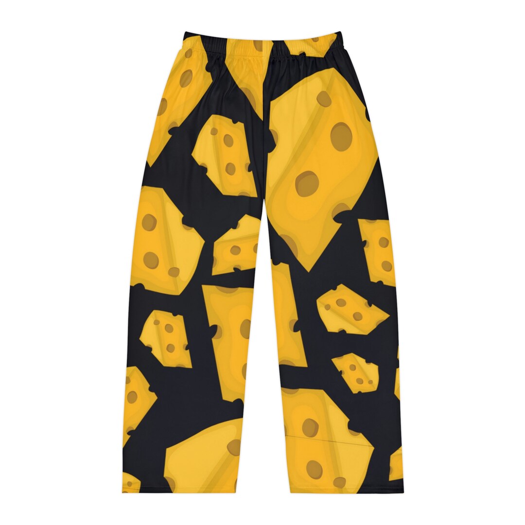 Men's Funny Cheese Pajama Pants Cheese Lover Pj Pants - Etsy