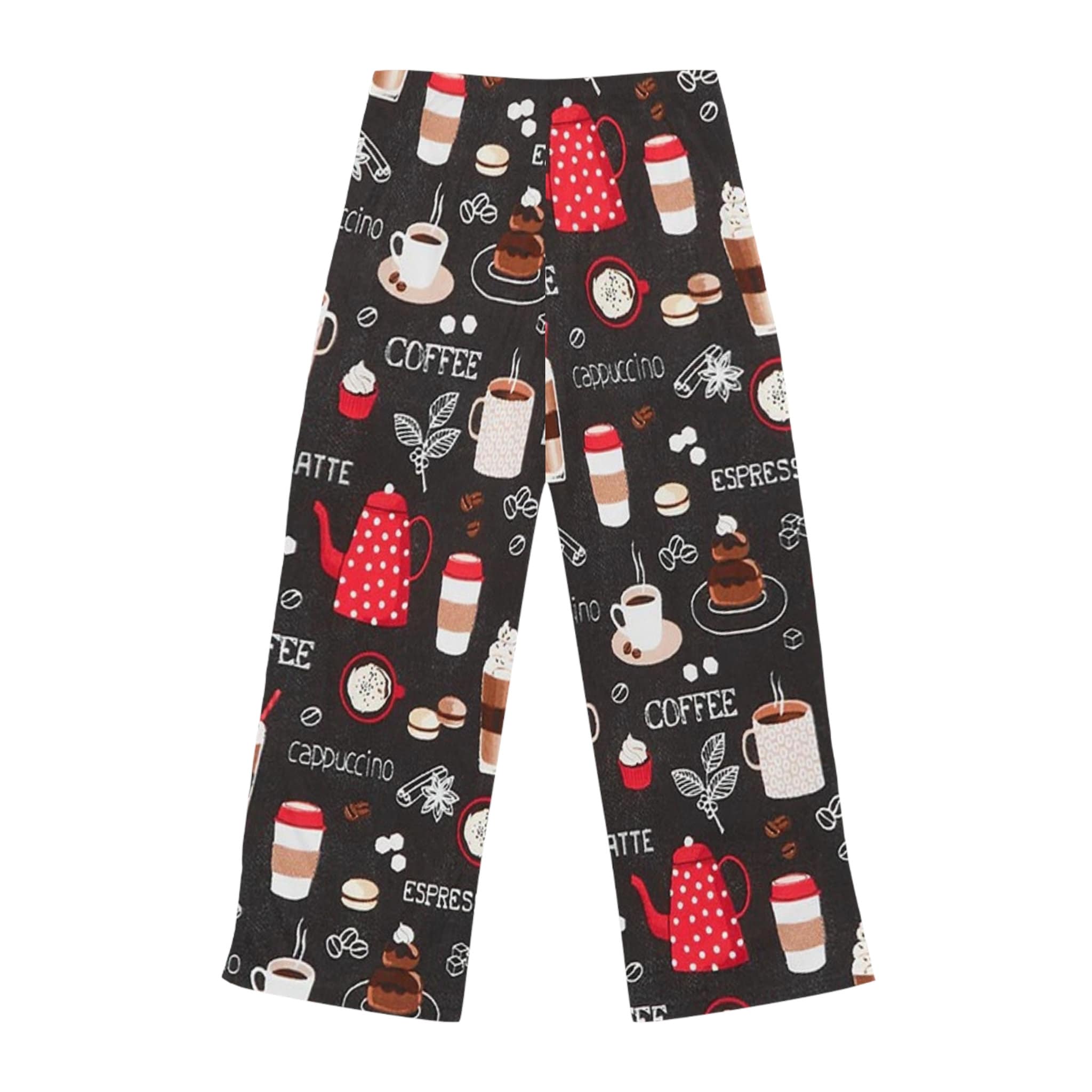 Pajama Pants Coffee Theme, Coffee Lovers Pjs, Ladies Novelty Pj Bottoms ...