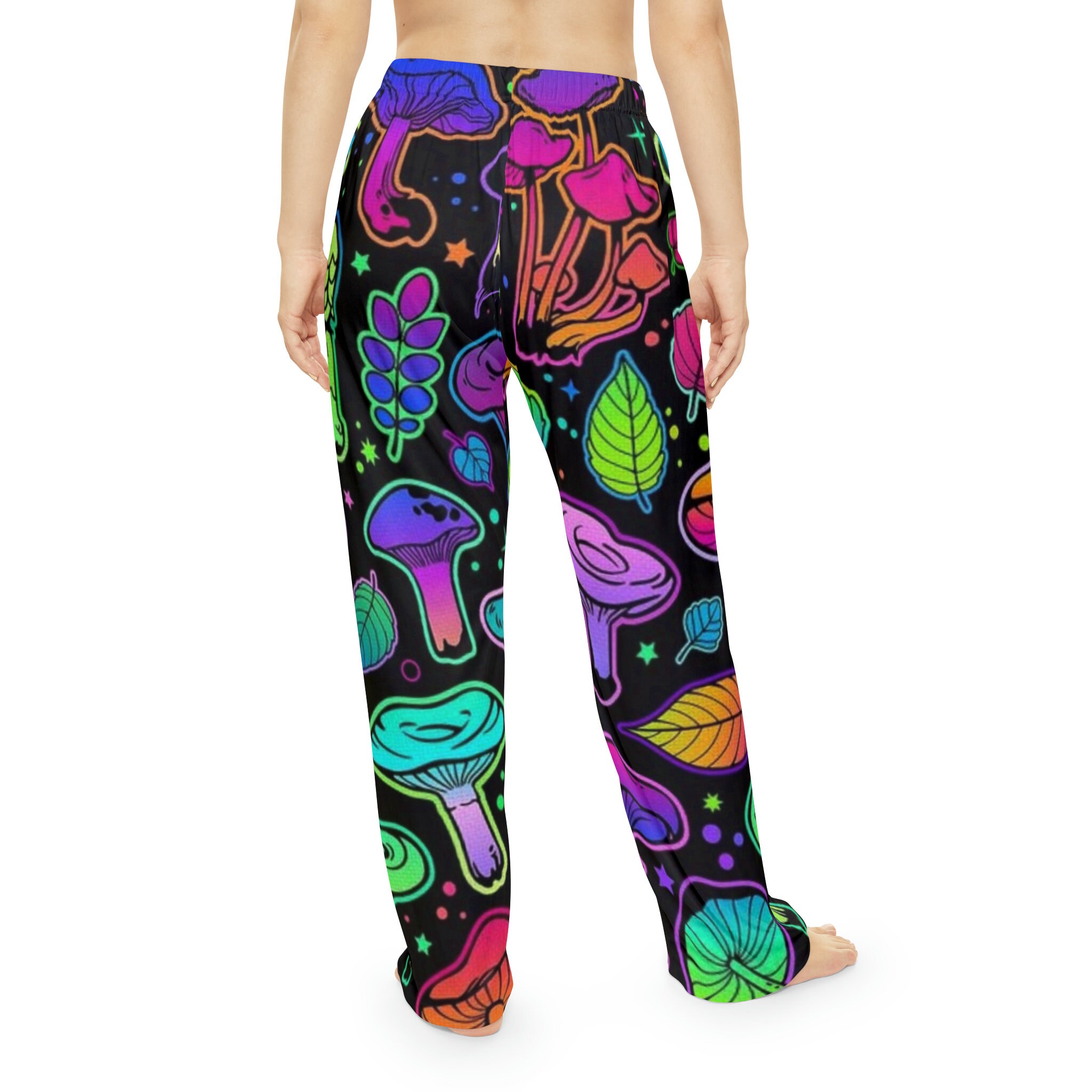 Ladies Pajama Pants Psychedelic Mushrooms Novelty Pj Bottoms - Etsy