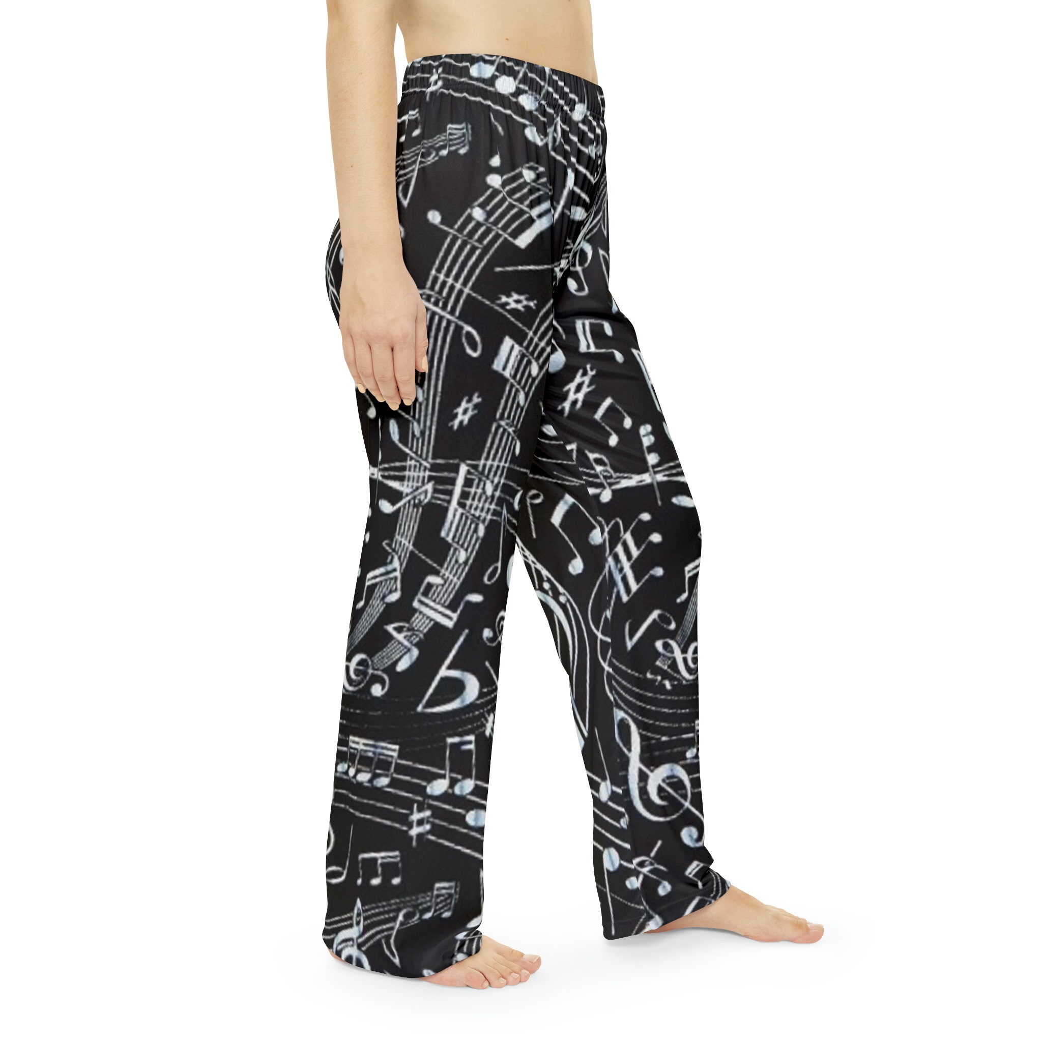Ladies Pajama Pants Music Notes Novelty Pj Bottoms Gift for - Etsy