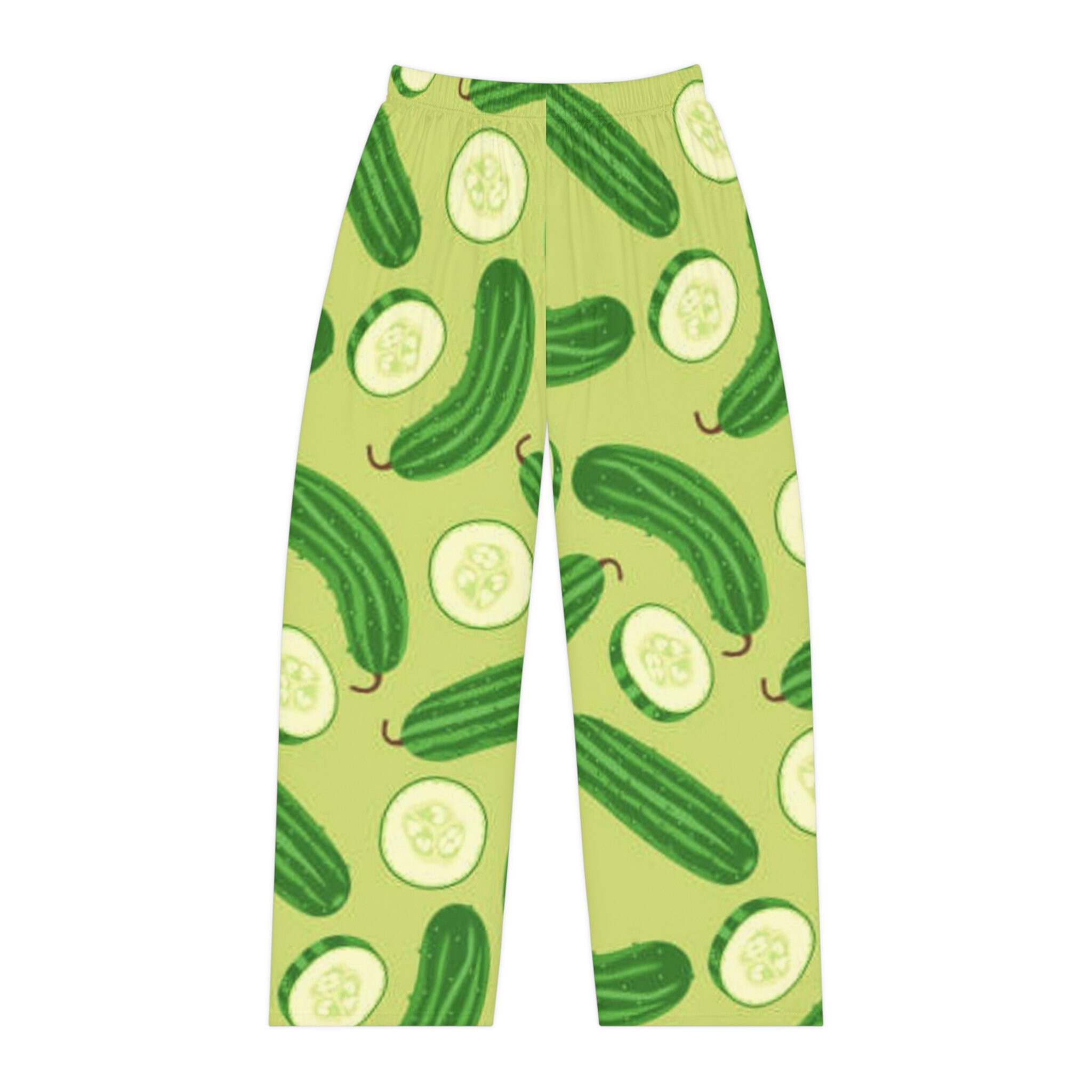 Ladies Funny Pickles Pajama Pants, Pickle Print Pj Pants, Novelty Pj ...