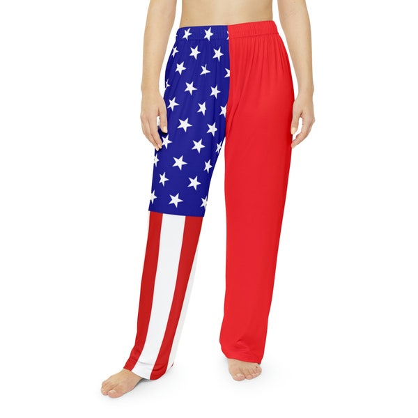 Us Flag Pj Pants - Etsy