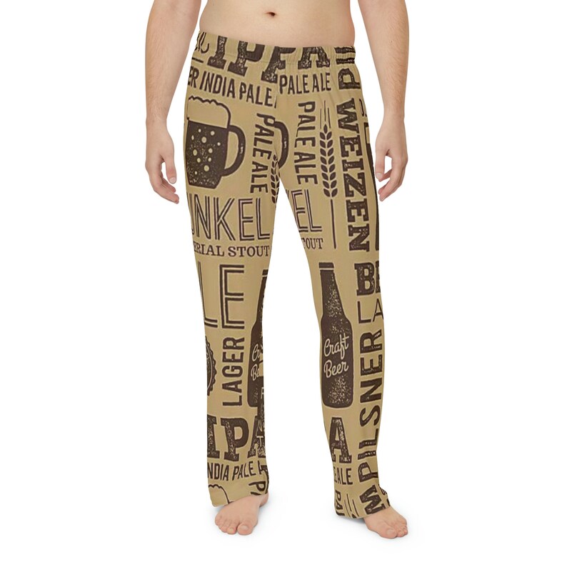 Men's Pajama Pants Beer Theme Beer Lovers Pj Pants Beers - Etsy