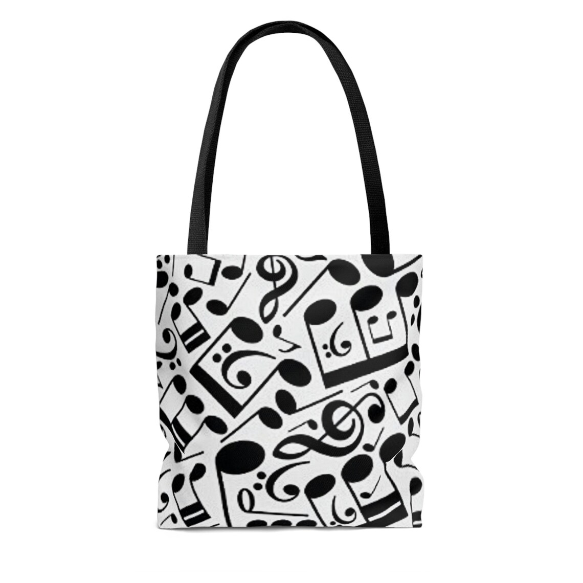 Music Notes Tote Bag Cute Music Themed Bag Accessories Bag - Etsy