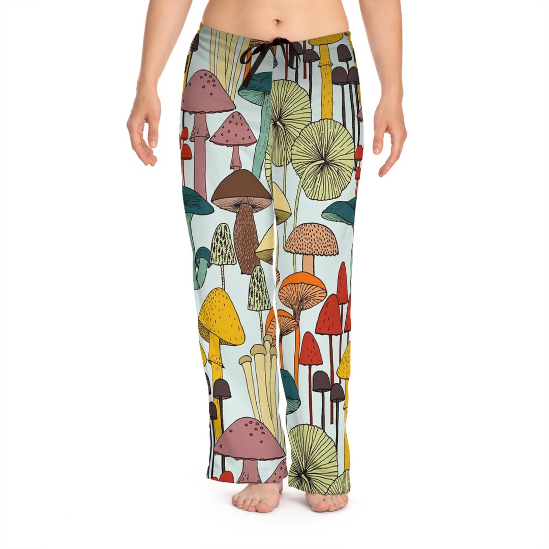 Ladies Pajama Cottage Core Mushrooms Mushroom Pjs Womens - Etsy