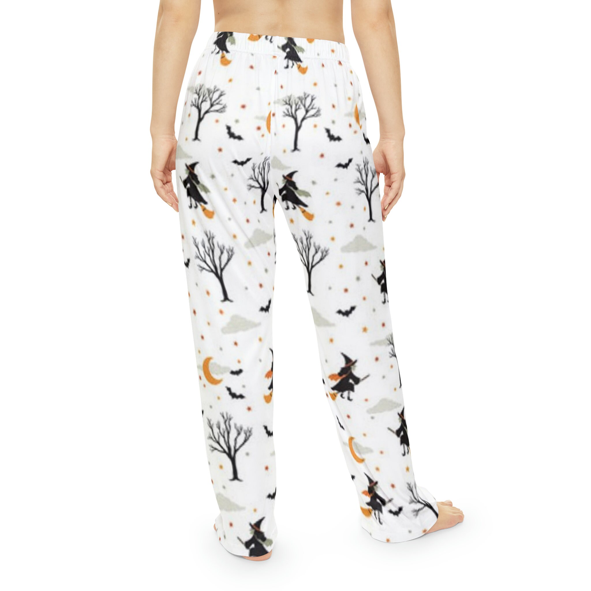 Womens Halloween Witch Pj Pants Witches and Bats Ladies - Etsy