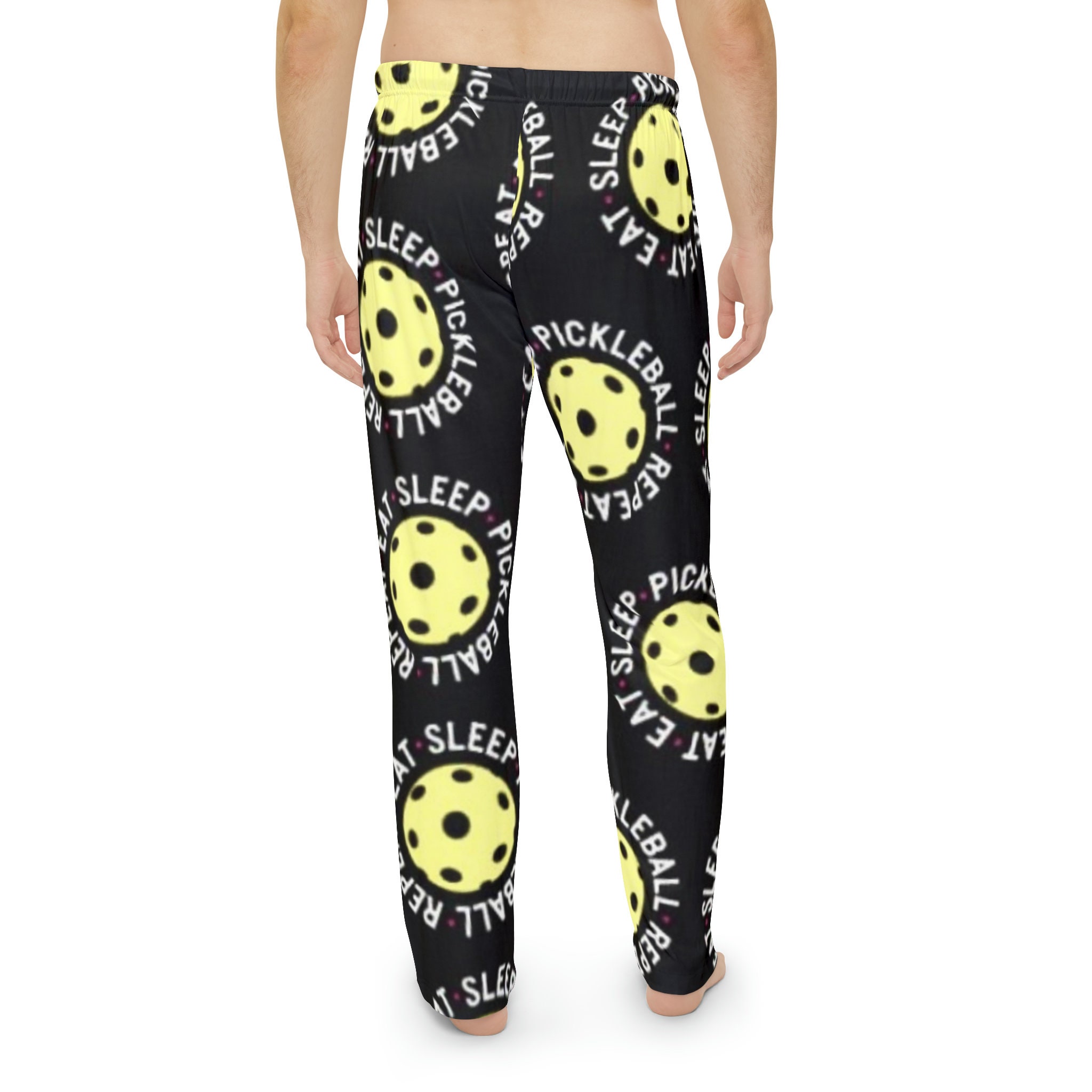 Men's Pajama Pants Pickleball Themed Pickleball Pj Pants - Etsy