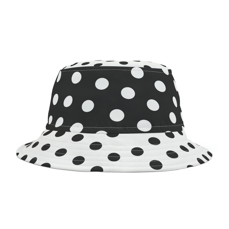 White Polka Dot Hat - Etsy
