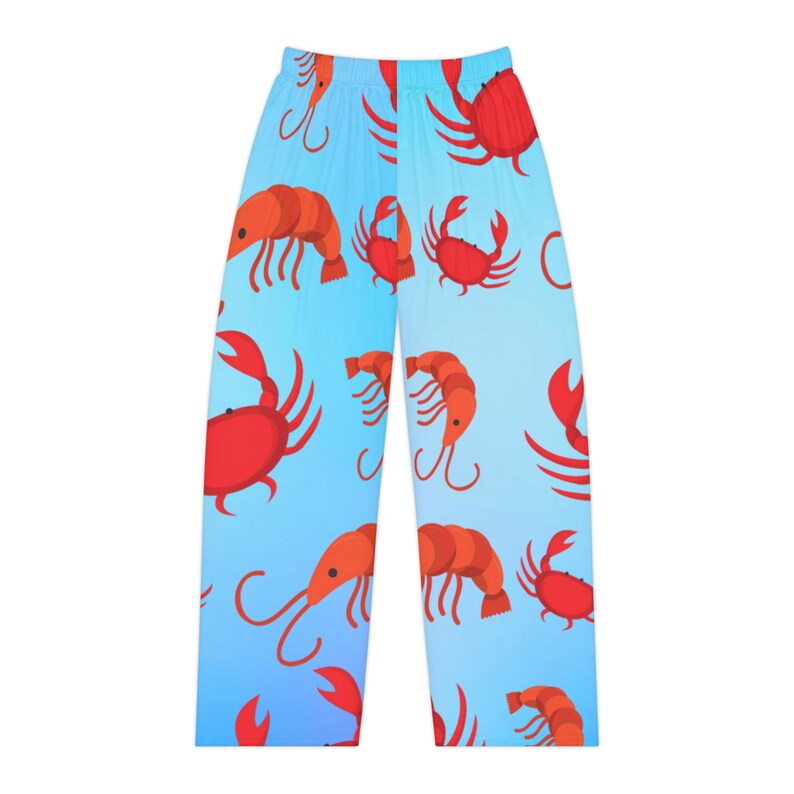 Ladies Crab and Shrimp Pajama Pants, Sea Life Pj Pants, Cute Ladies ...