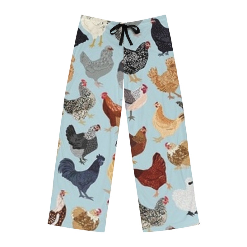 Men's Chicken Pajama Pants, Chicken Lover Gift Pj Bottoms, Rooster Pjs ...