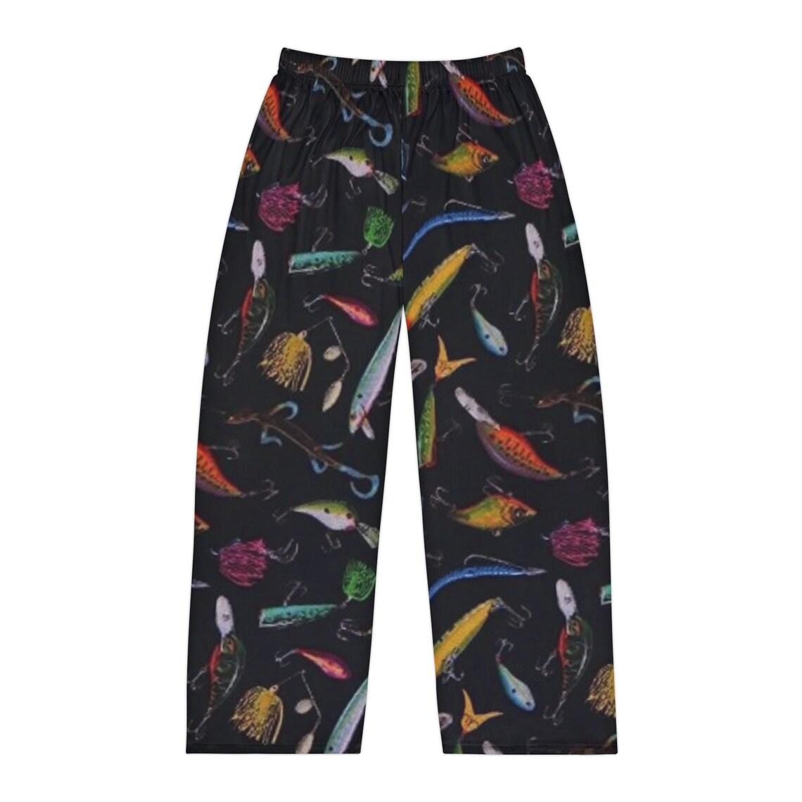 Men's Pajama Pants Fishing Themed, Fishing Lure Pj Pants, Novelty ...