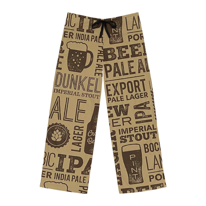 Men's Beer Theme Pajama Pants Craft Beer Lover Gift Pj - Etsy