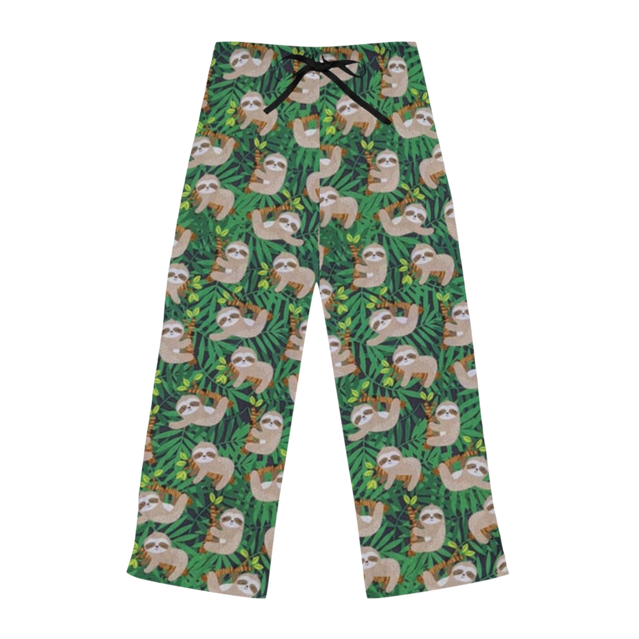 Ladies Pajama Pants Sloths, Sloth Lovers Pjs, Ladies Novelty Pj Bottoms ...