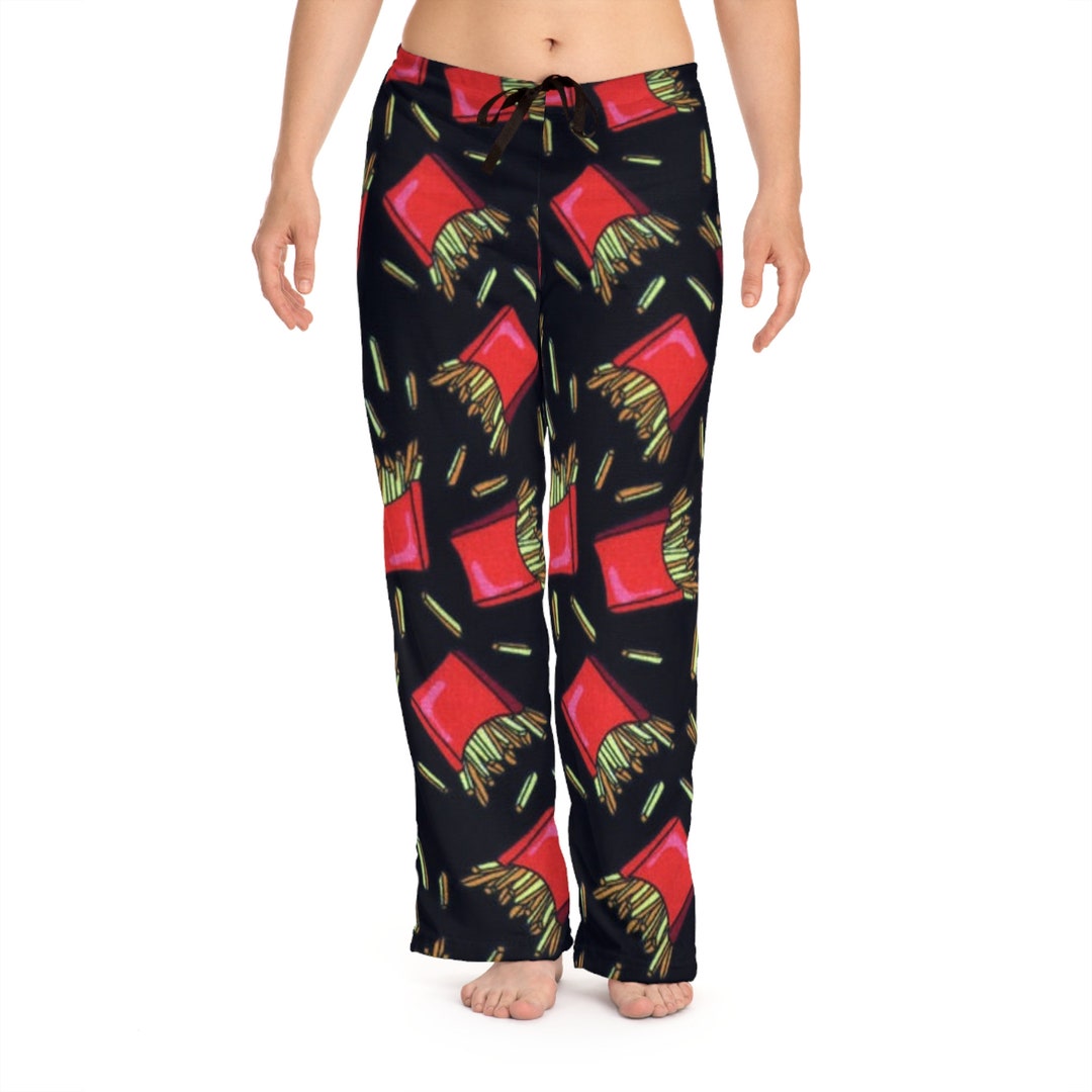 Ladies French Fry Pajama Pants French Fries Pjs Ladies - Etsy