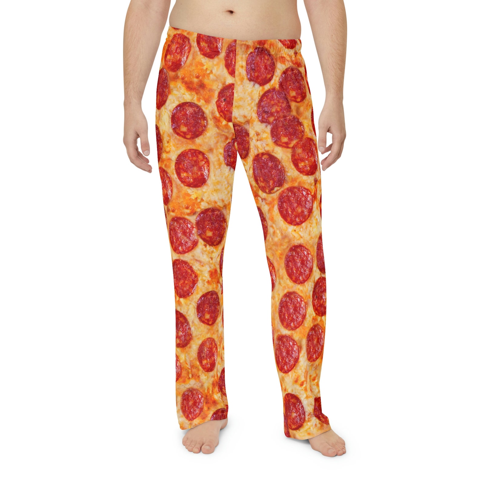 Men's Pajama Pants Pepperoni Pizza, Funny Men Pj Pants, Novelty Gift ...