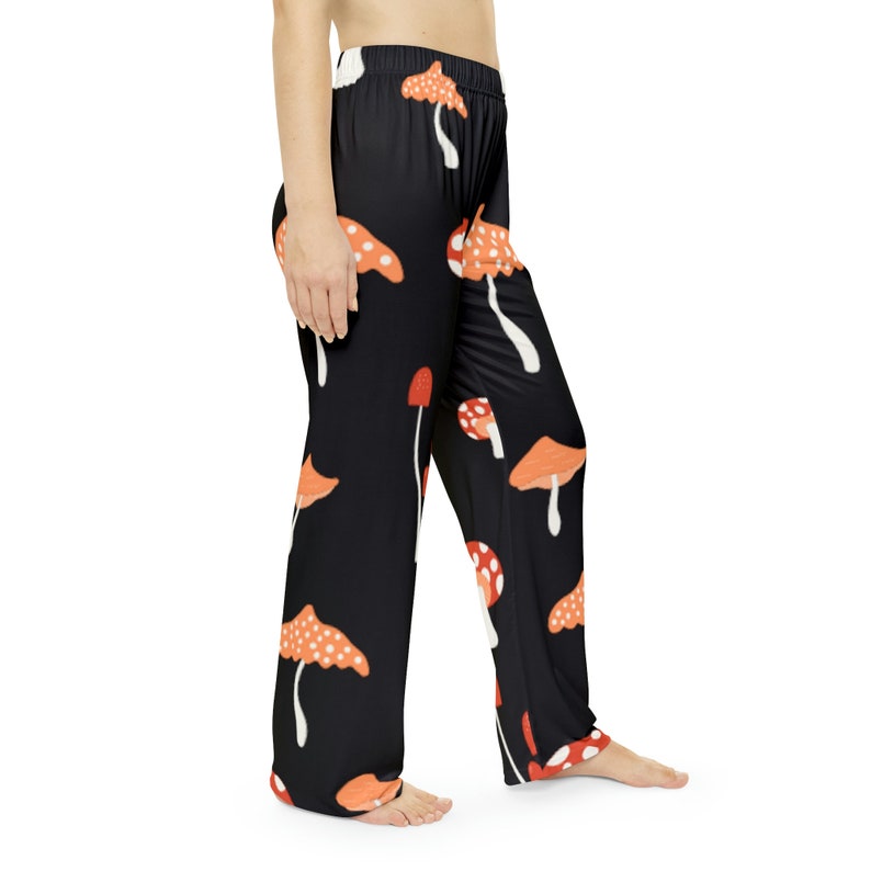 Mushroom Aesthetic Pajama Pants Cottage Core Lounge Pants - Etsy