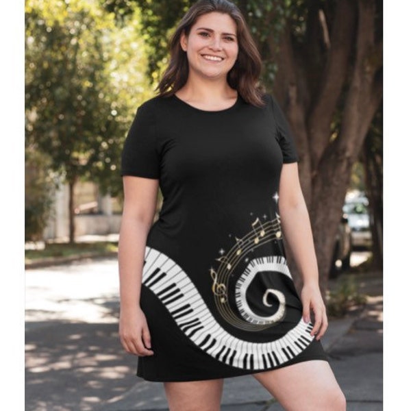 Music Note Dress - Etsy