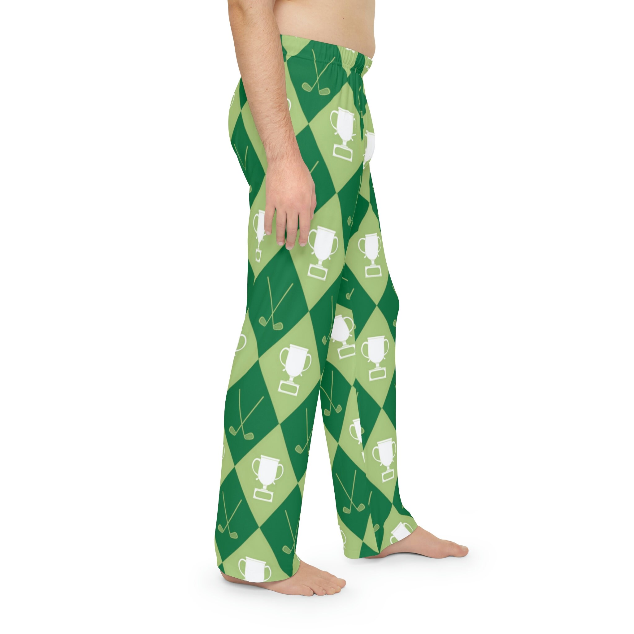 Men's Pajama Pants Golf Golfer Pj Pants Argyle Pattern - Etsy