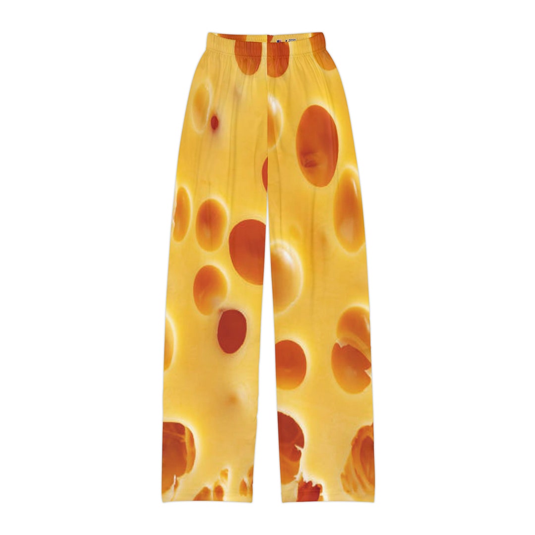 Kids Swiss Cheese Pj Bottoms, Cheese Funny Kids Pj Bottoms, Child ...