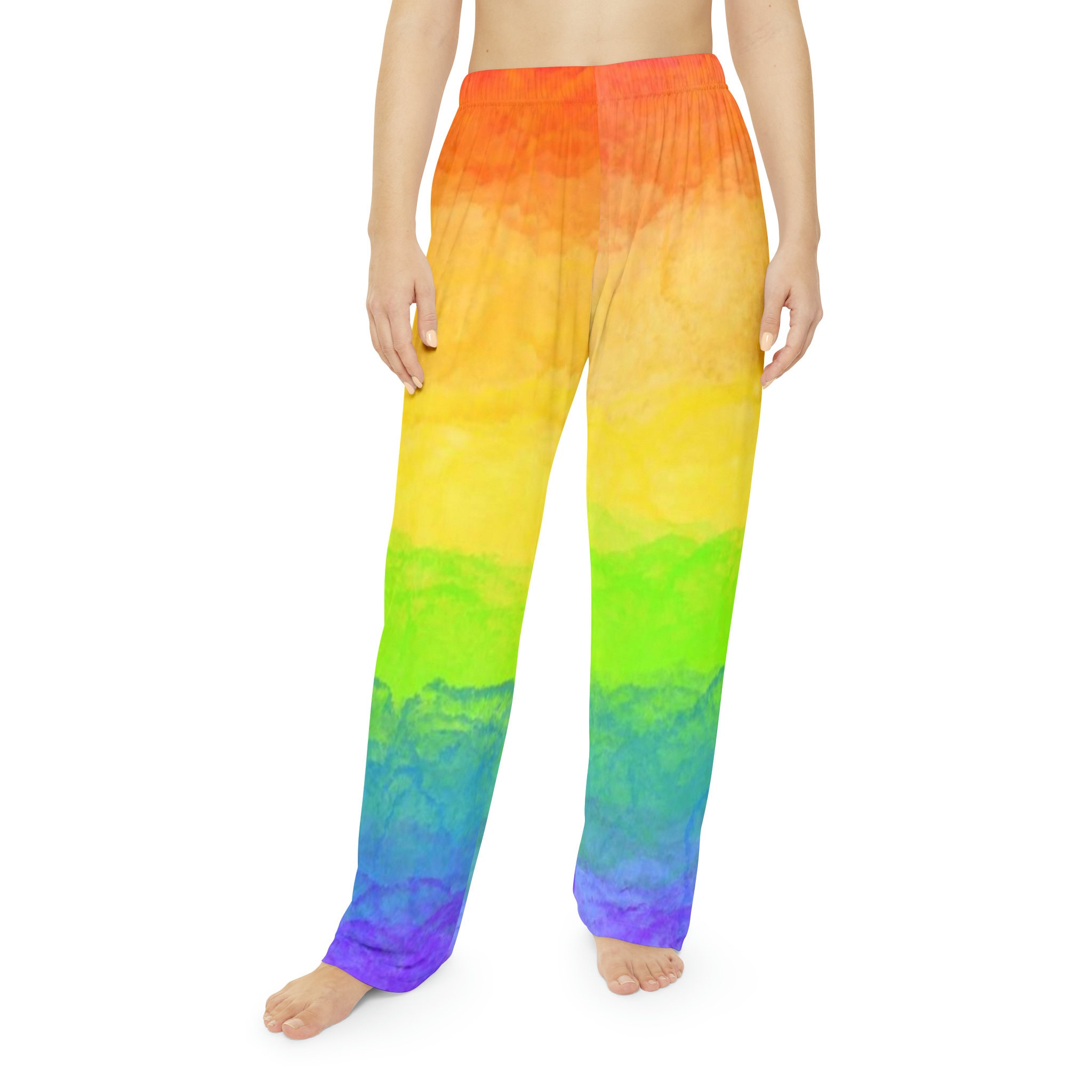 Ladies Pajama Pants Rainbow Flag Pride LGBTQ Novelty Pj - Etsy