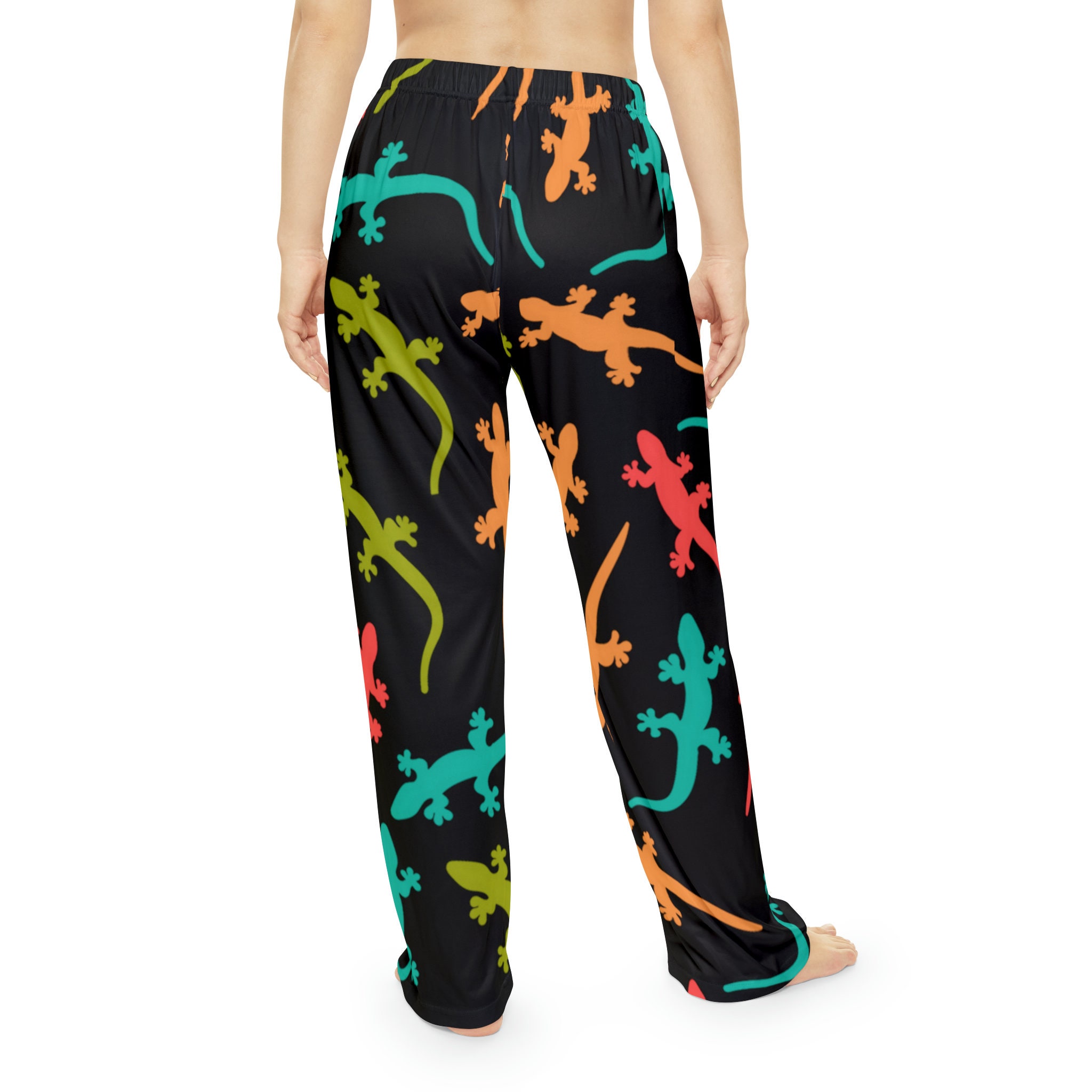 Ladies Lizard Gecko Pj Pants, Lizards Pajama Pants, Novelty Lounge ...
